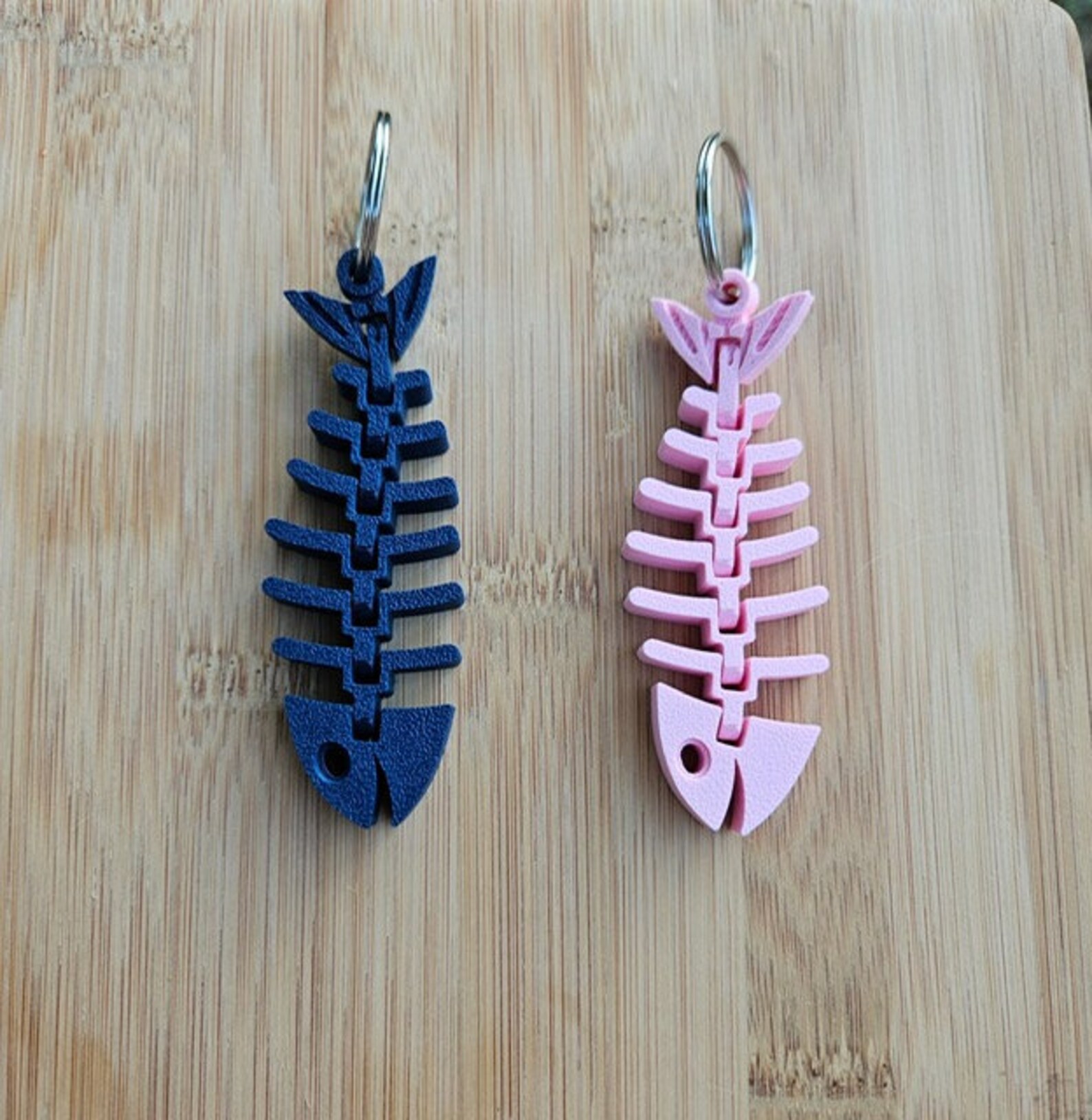 3D Printed Fish Keychains - Etsy