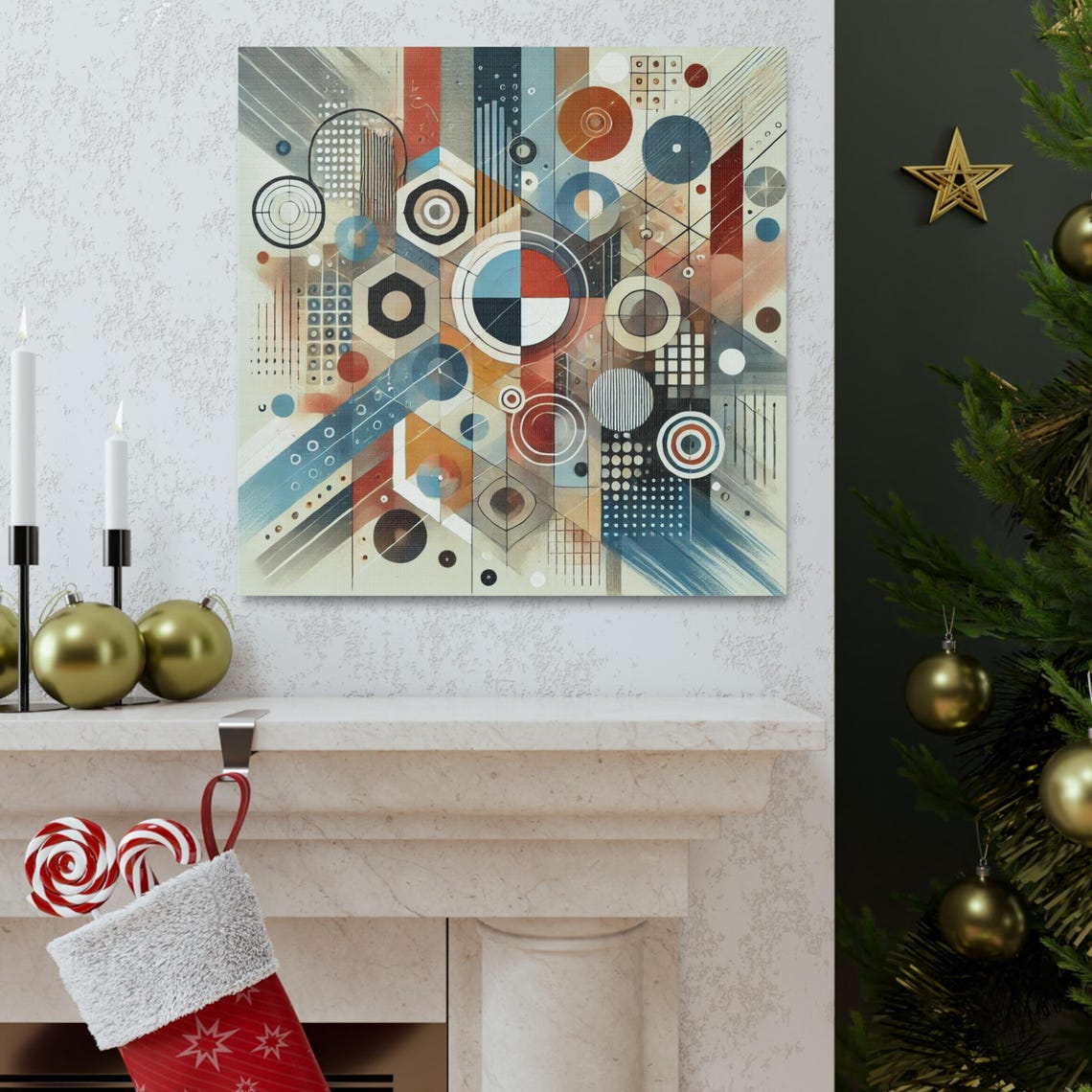 Module Canvas Wrap/ Modern Art/ Wall Art/ Canvas Print/ Ai-generated - Etsy