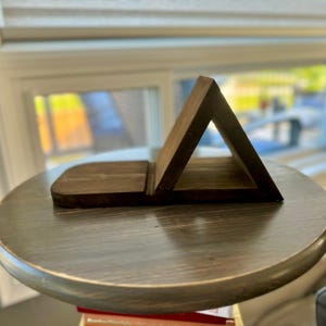 Wooden Bookmark/bookstand, Coaster, and Phone/tablet Stand With Storage ...