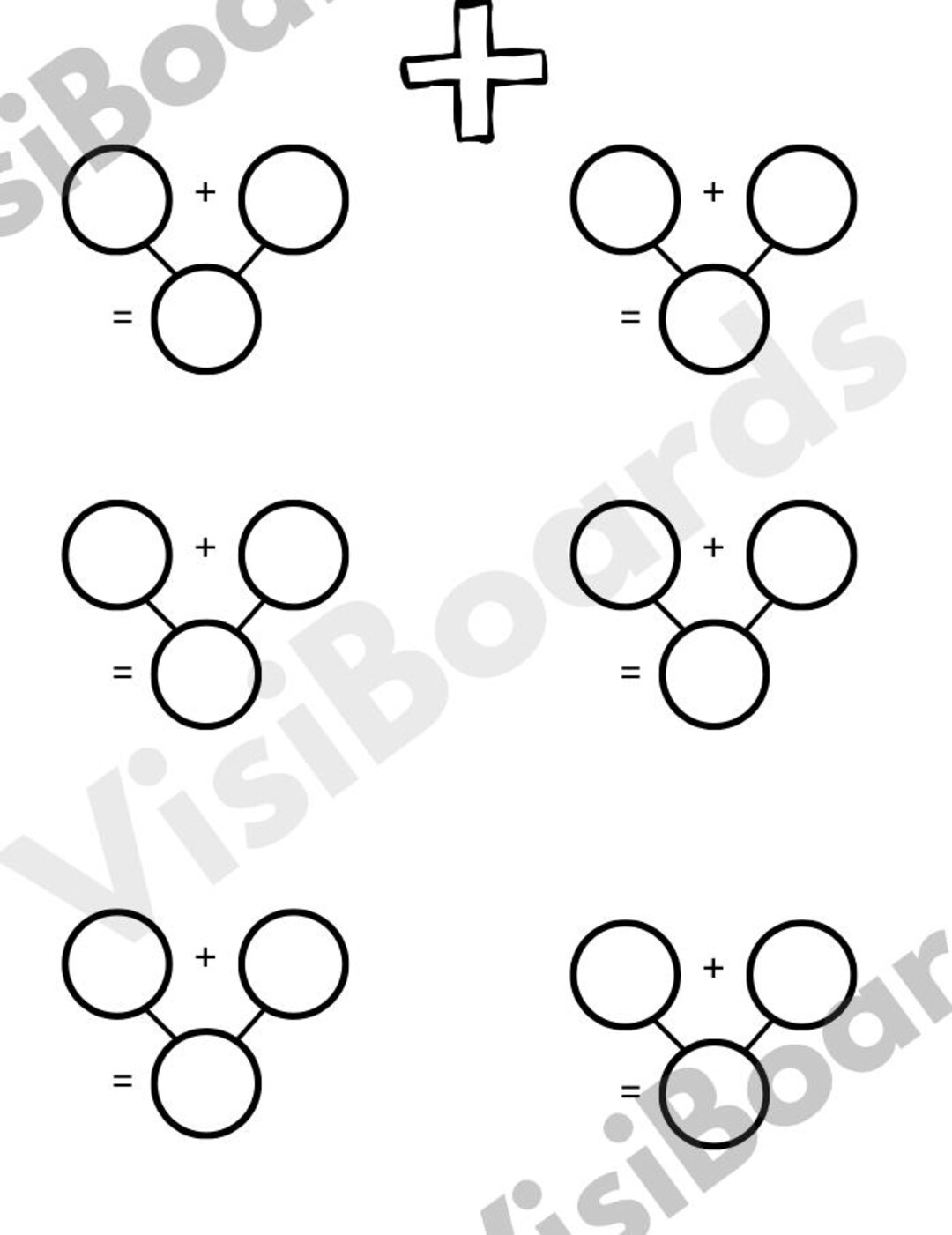 Number Bonds Worksheet - Number Bubbles for Addition and Subtraction ...
