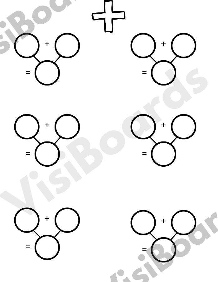 Number Bonds Worksheet - Number Bubbles for Addition and Subtraction | Printable, Pocket ...