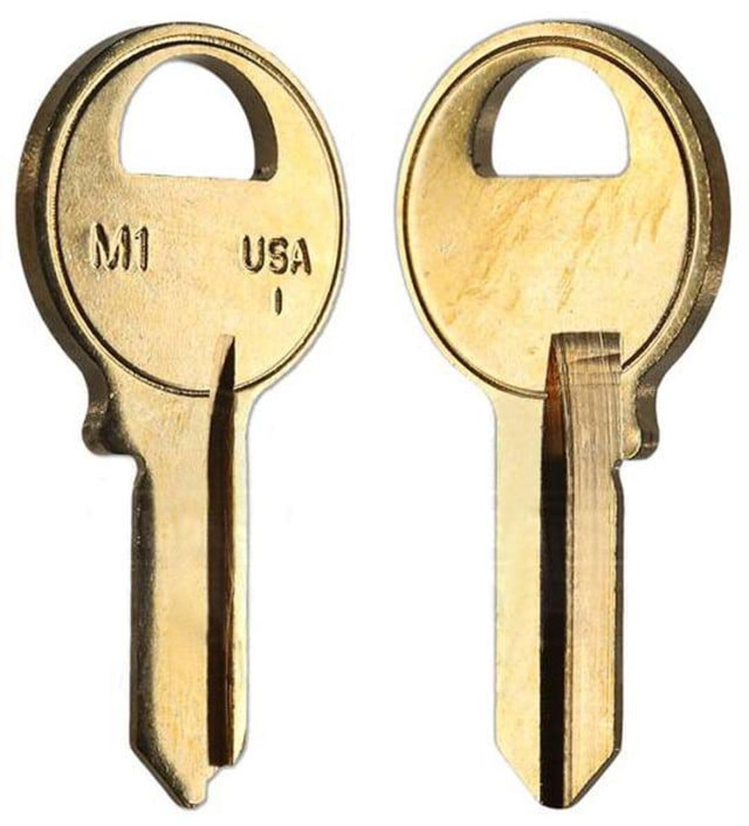 M1 Key Blanks (50 Pack) Quality Brass/nickel Compatible With M1 Master ...