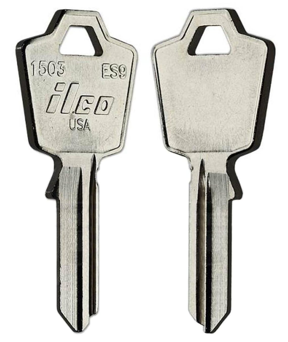 ES9 Key Blanks (50 Pack) Quality Brass/nickel Compatible With ES9 Key ...