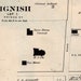 1880 Rare Vintage Map of Tignish, Lot 1, Prince Edward Island - Vintage ...