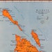 Masbate, the Philippines RARE Large Vintage 1959 Map Balud Mandaon ...