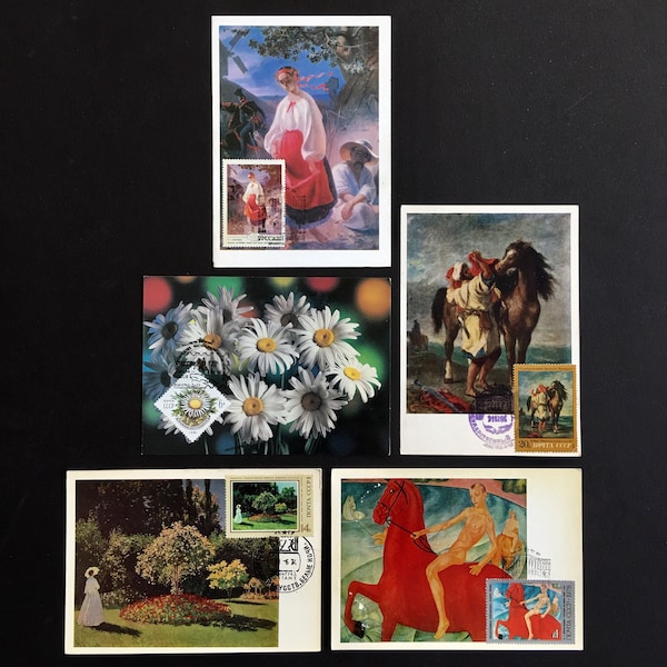 Russian Postcards - Etsy