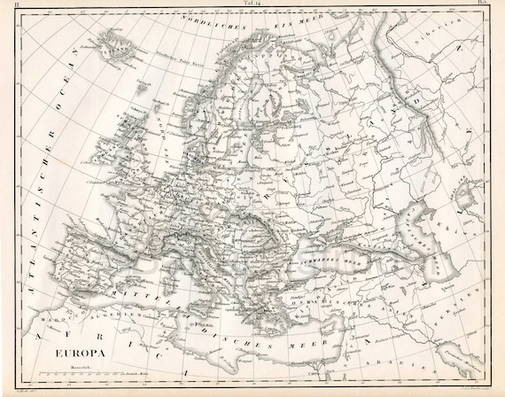 Mapa En Blanco De Europa Del Siglo Xv Europa Durante El Siglo XV