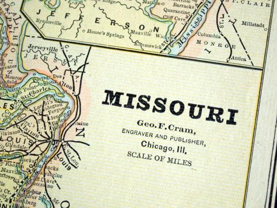 Missouri Caves Map