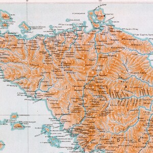 1900 Rare Antique Map of Samar, Philippines - Batac - Catbalogan ...