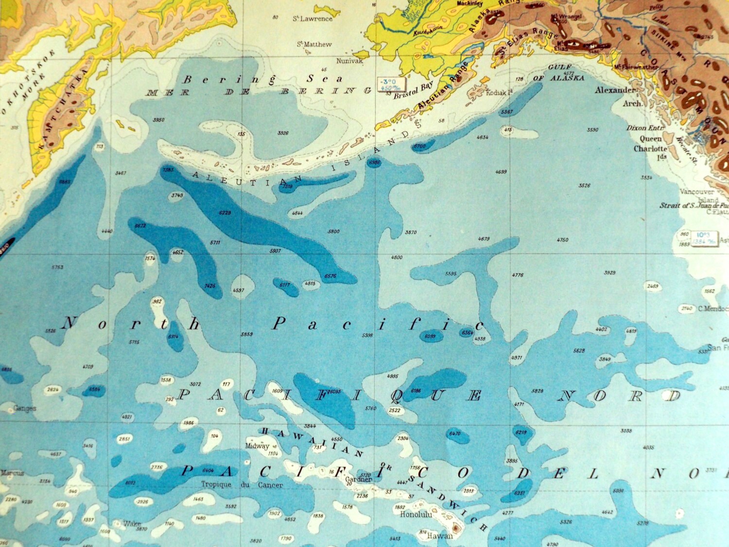 Mapa Físico Del Hemisferio Occidental