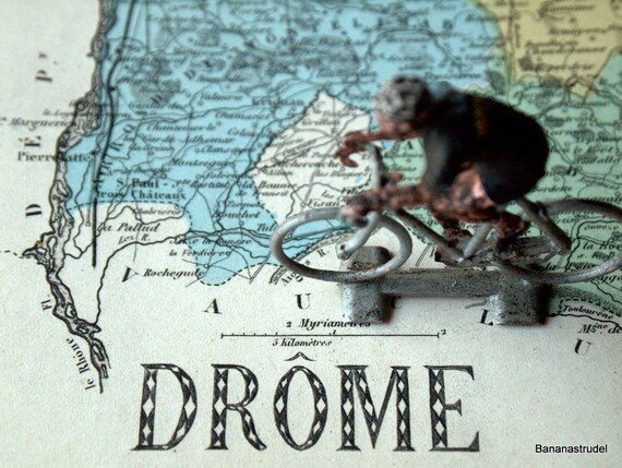 1883 Antique Map of Drome France Vintage Illustrated Map | Etsy Ireland