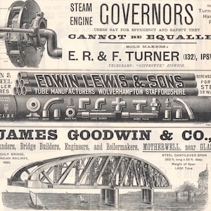 Page of Antique Advertisements for Steel Casings, Iron Boiler Tubes ...