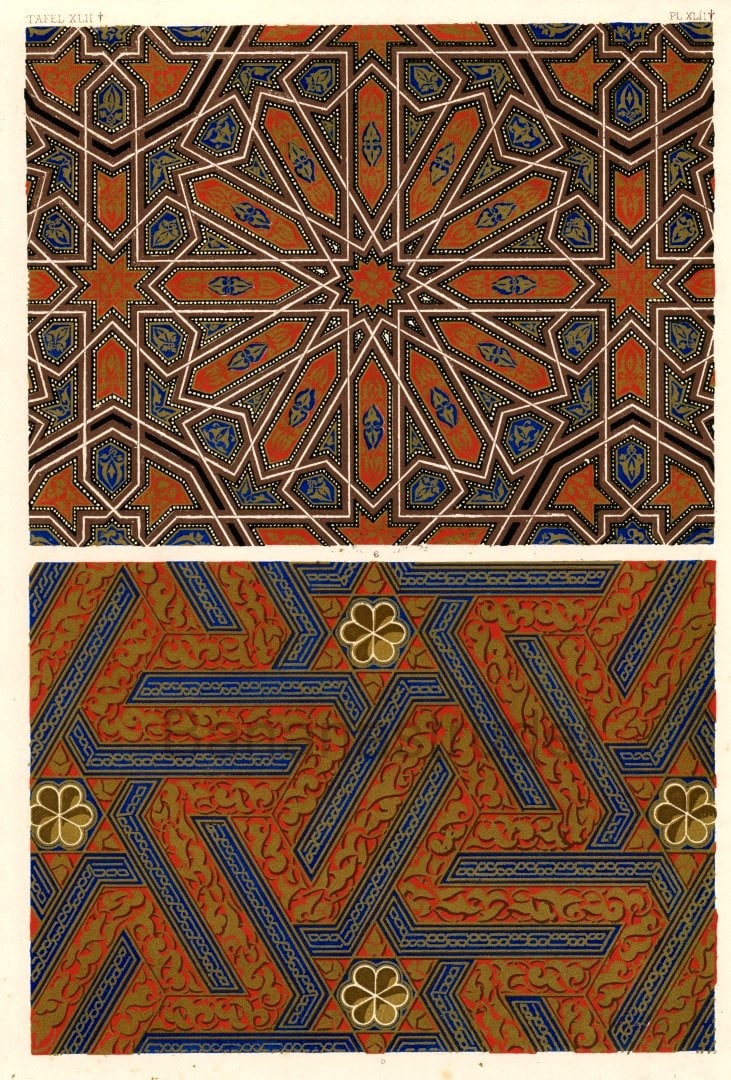 Antique Owen Jones Print Moresque No. 4b Plate 42b Rare - Etsy Canada