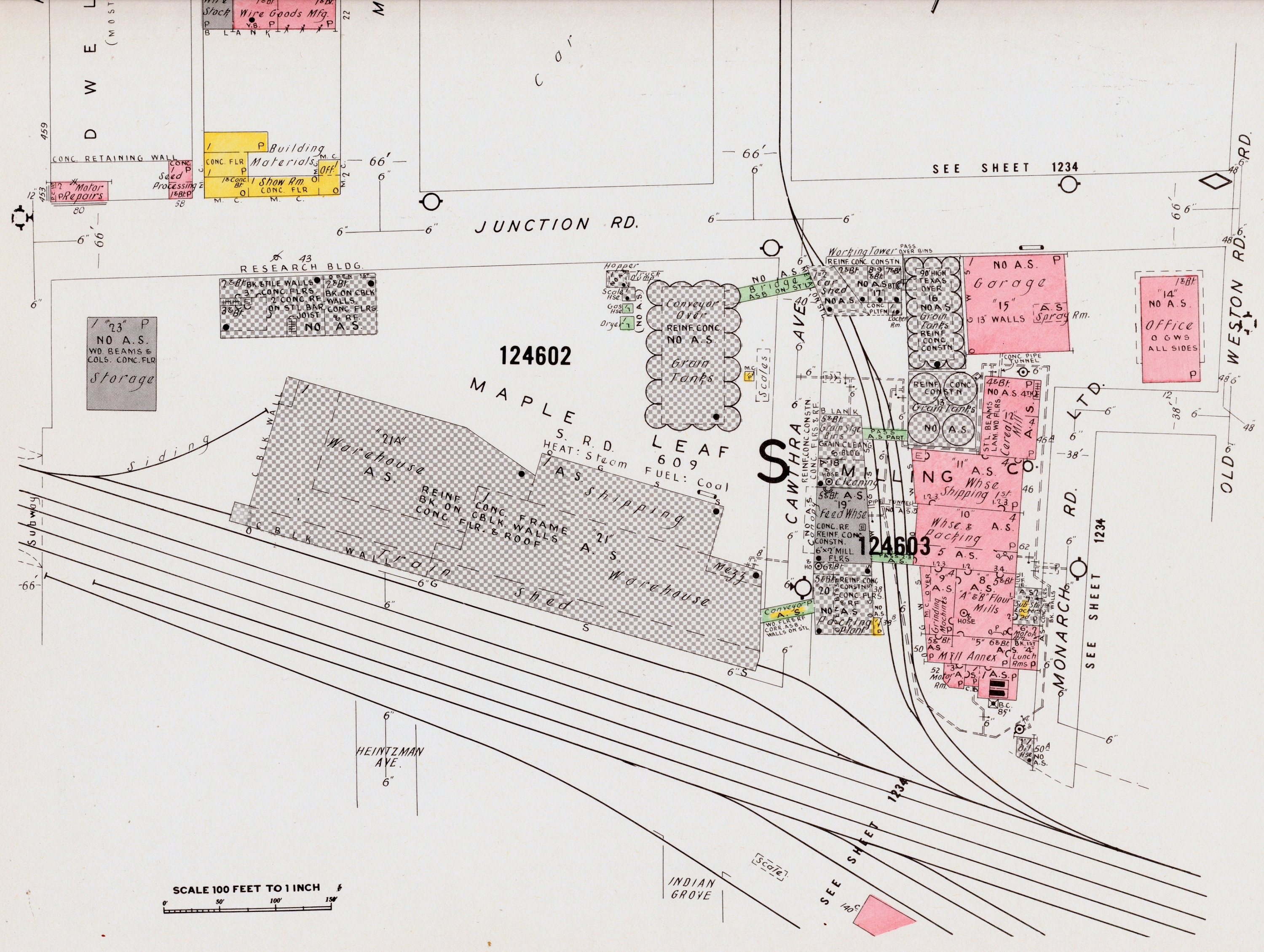 1964 Vintage Map of Etobicoke Toronto Junction Road - Etsy Canada