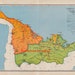 Capiz and Aklan, Philippines RARE Large Vintage 1959 Map Roxas City ...