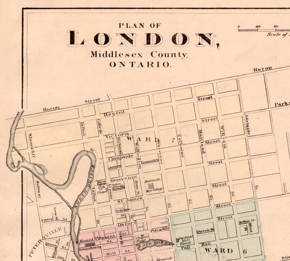 County London Ontario Map