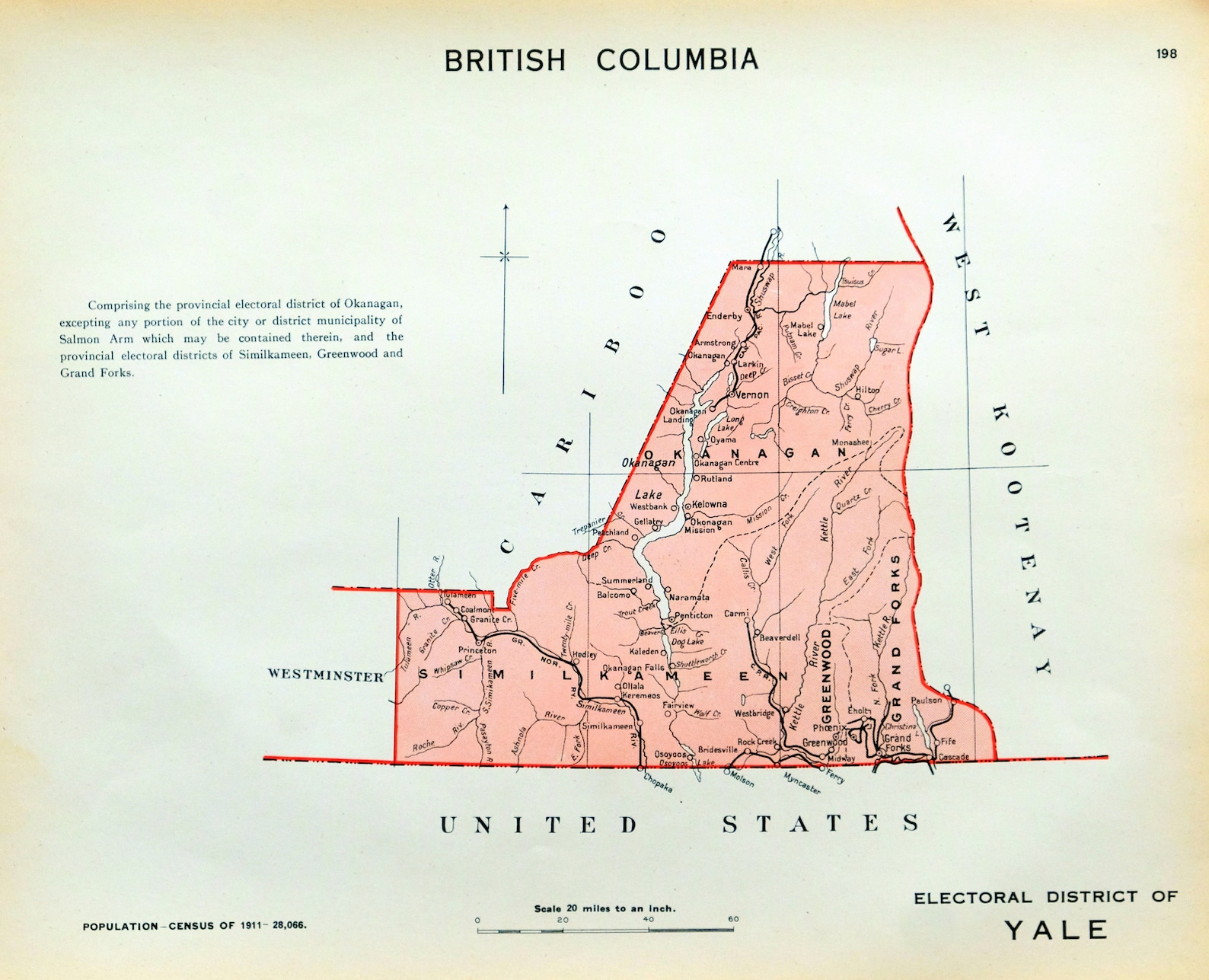 1915 Antique Map of Yale British Columbia Canada Vintage - Etsy