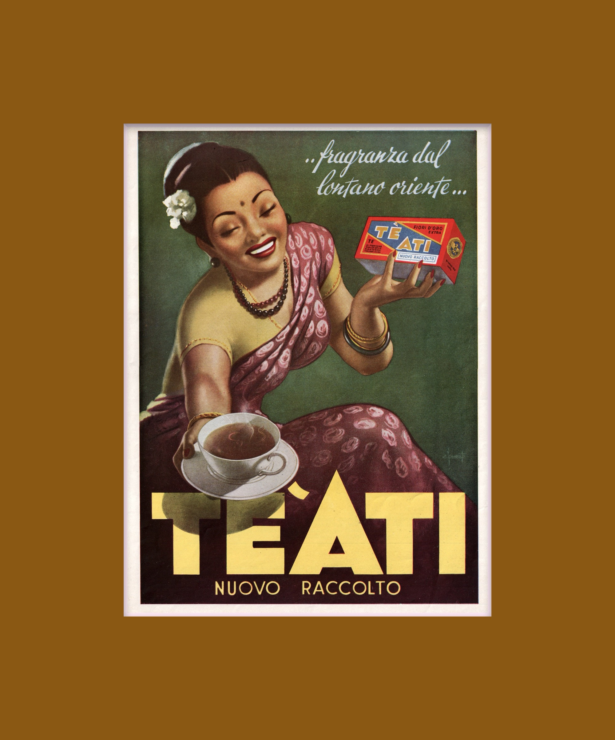 1955 Vintage Italian Tea Advertising for Teati Te’ Ati – Retro 1950s ...