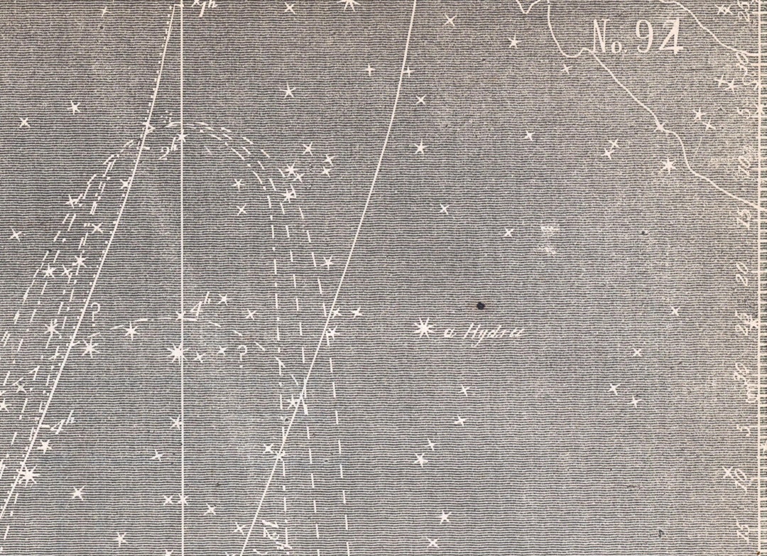 Antique Star Chart - 1856 Astronomy Print - Zodiacal Light - Vintage ...