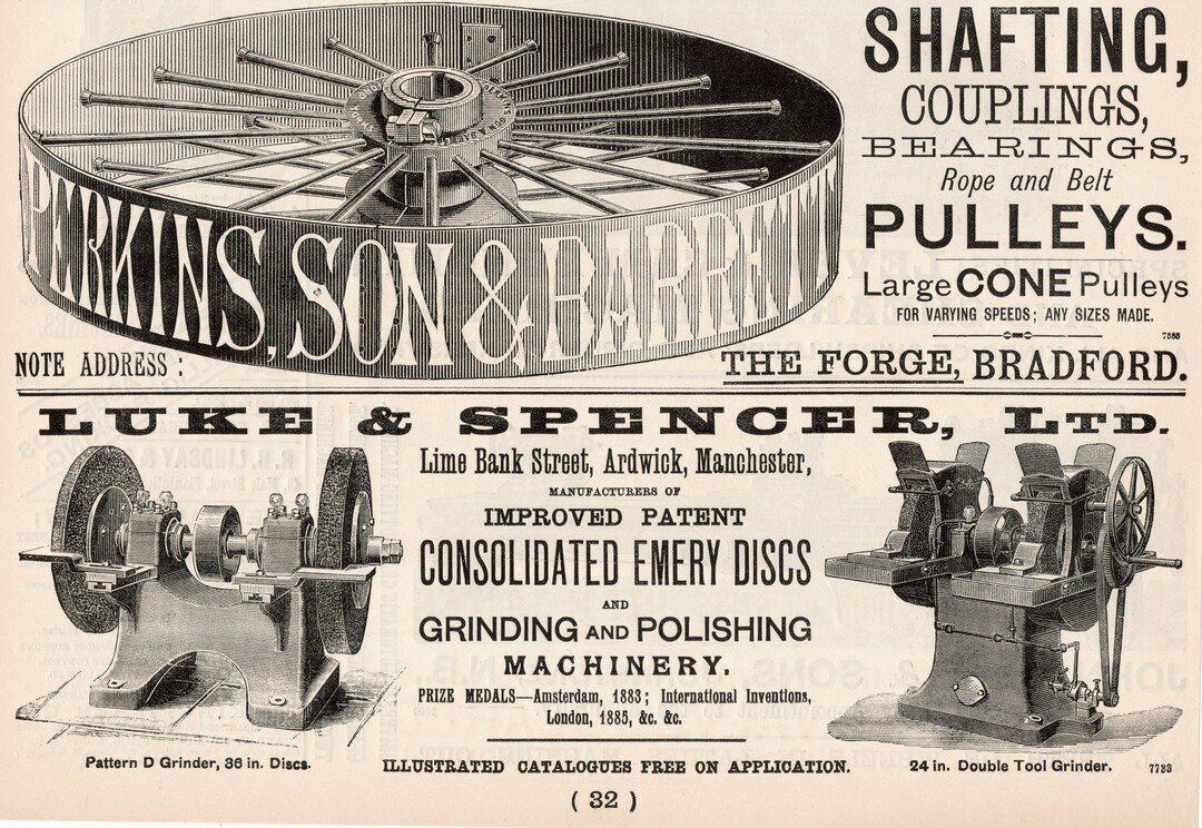 Antique Advertisements for Engineering and Industrial Products ...