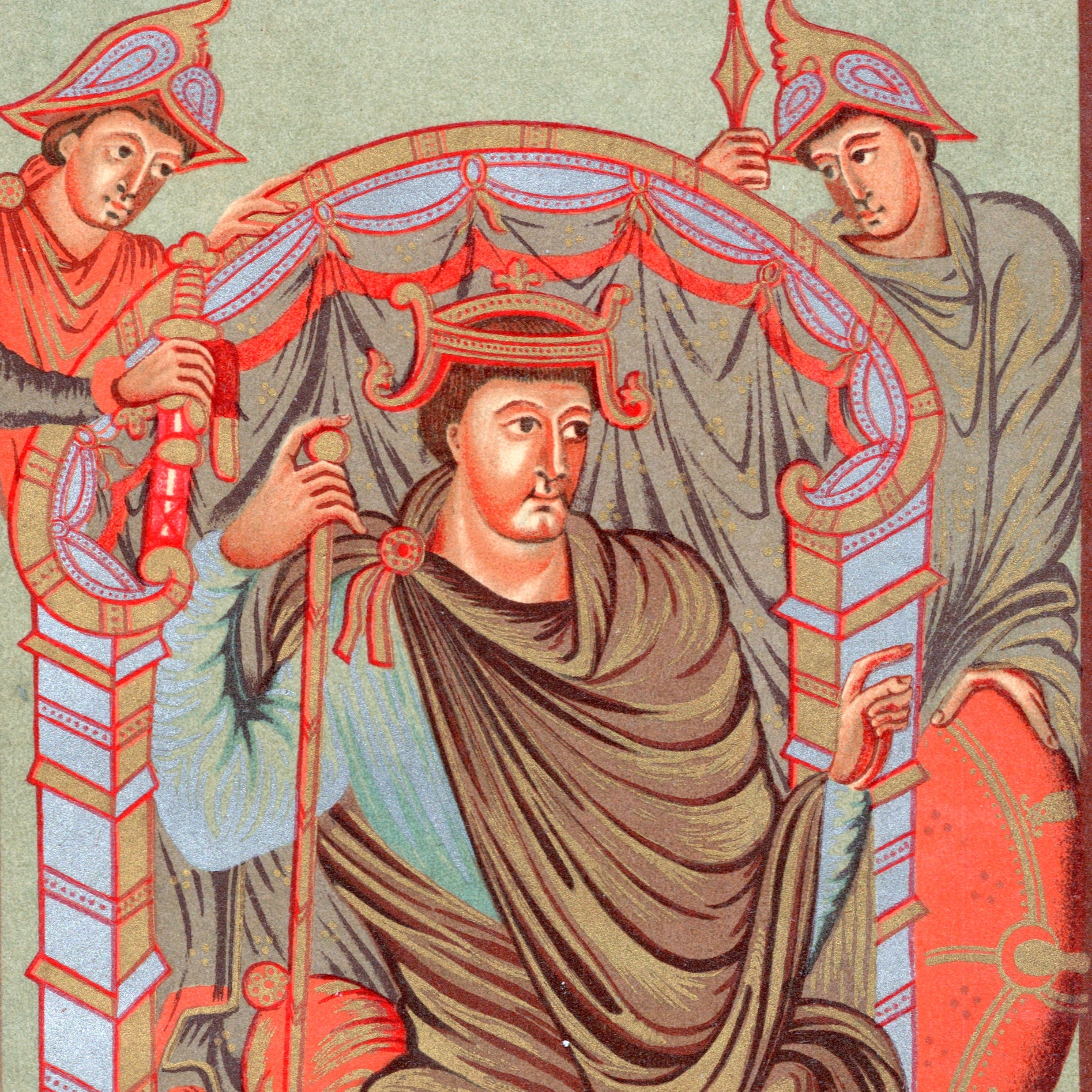 Antique Print of Kaiser Lothar lothair I Holy Roman Emperor - Etsy