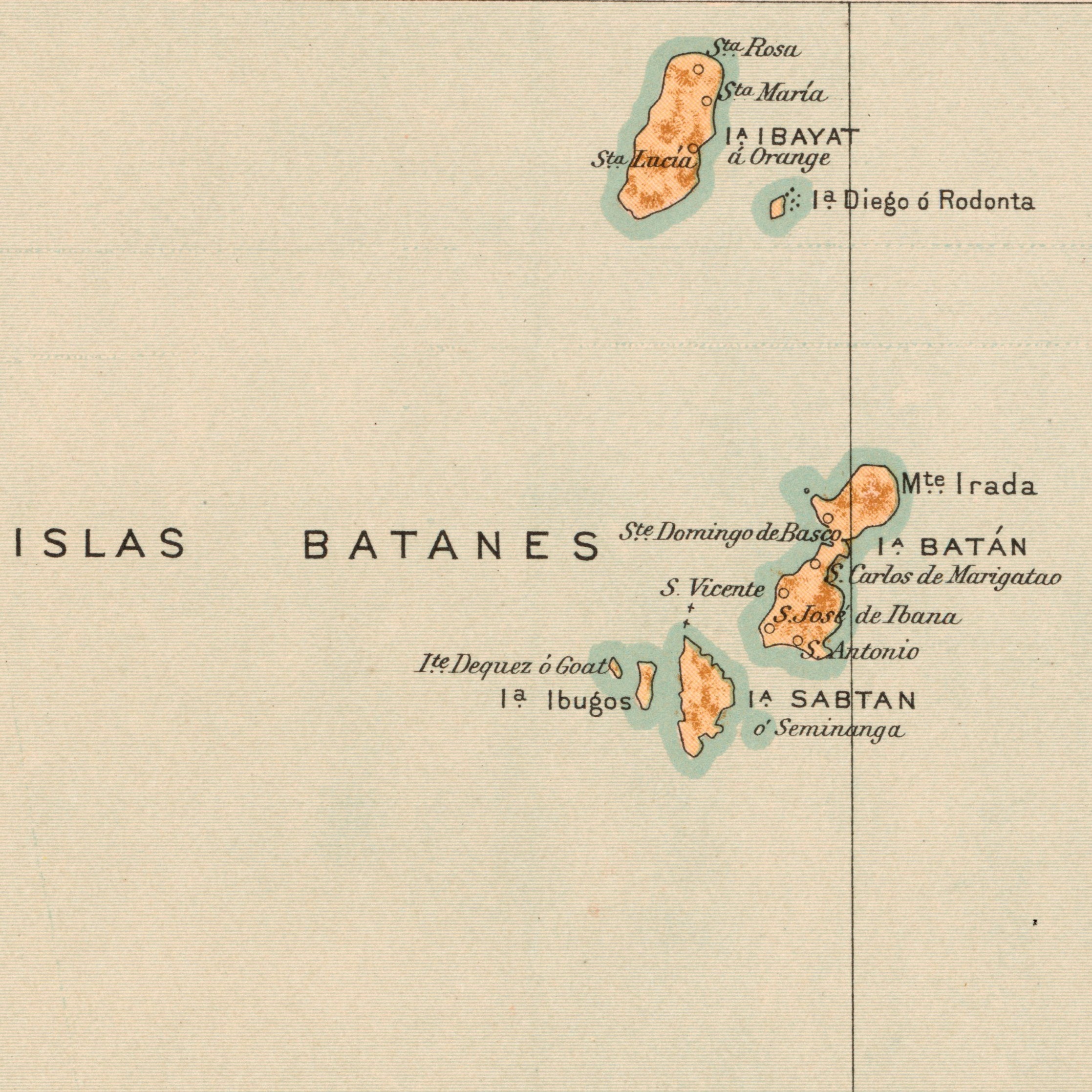 1900 Rare Antique Map of Batanes and Babuyan Islands | Etsy