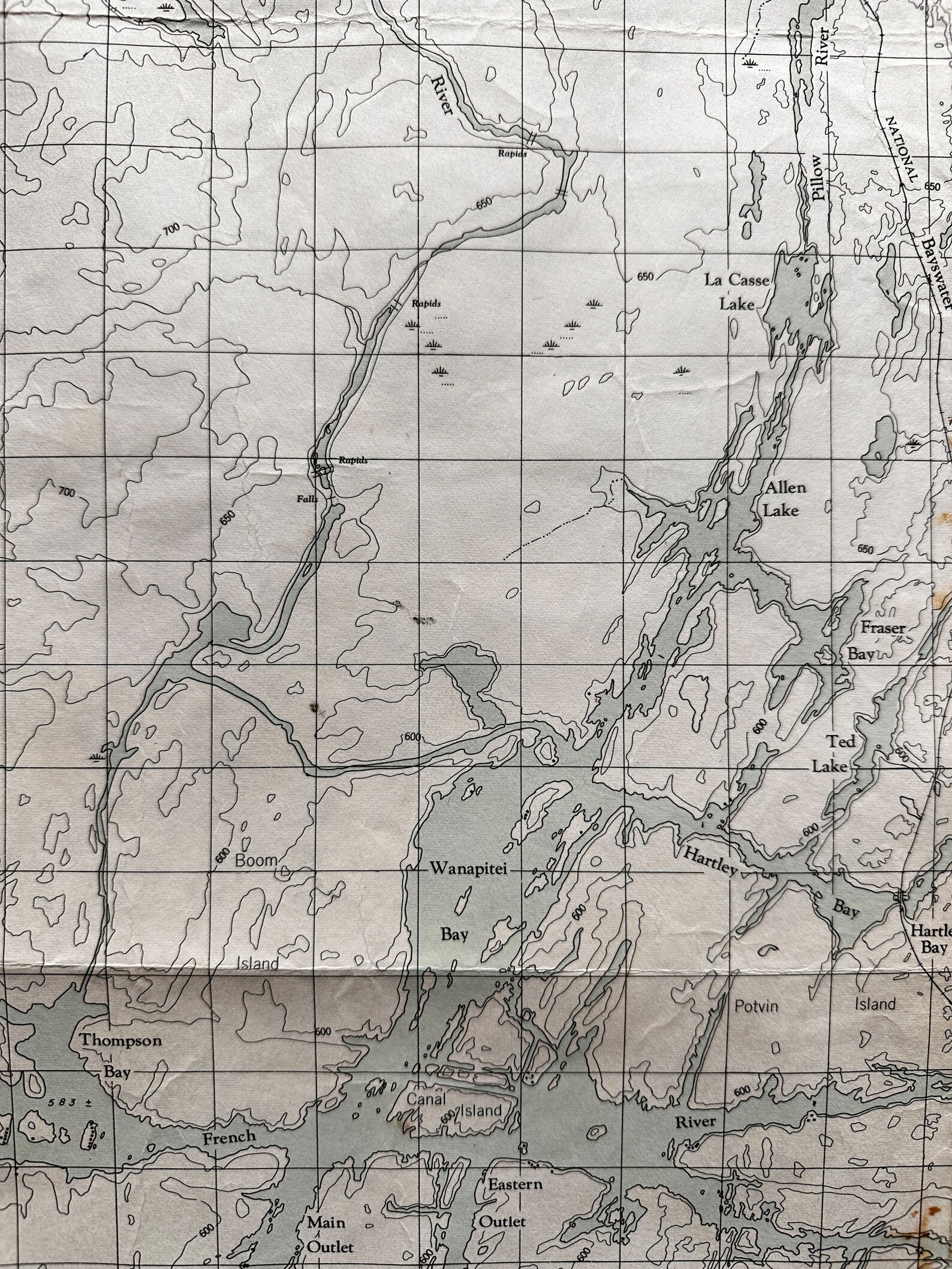 1957 Map of Delamere, Ontario. Where Do You Cottage Series. - Lake ...