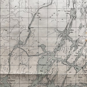 1957 Map of Delamere, Ontario. Where Do You Cottage Series. - Lake ...
