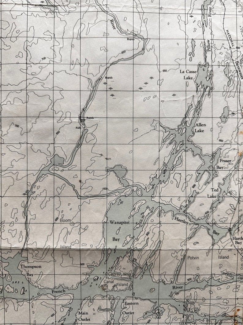 1957 Map of Delamere, Ontario. Where Do You Cottage Series. - Lake ...