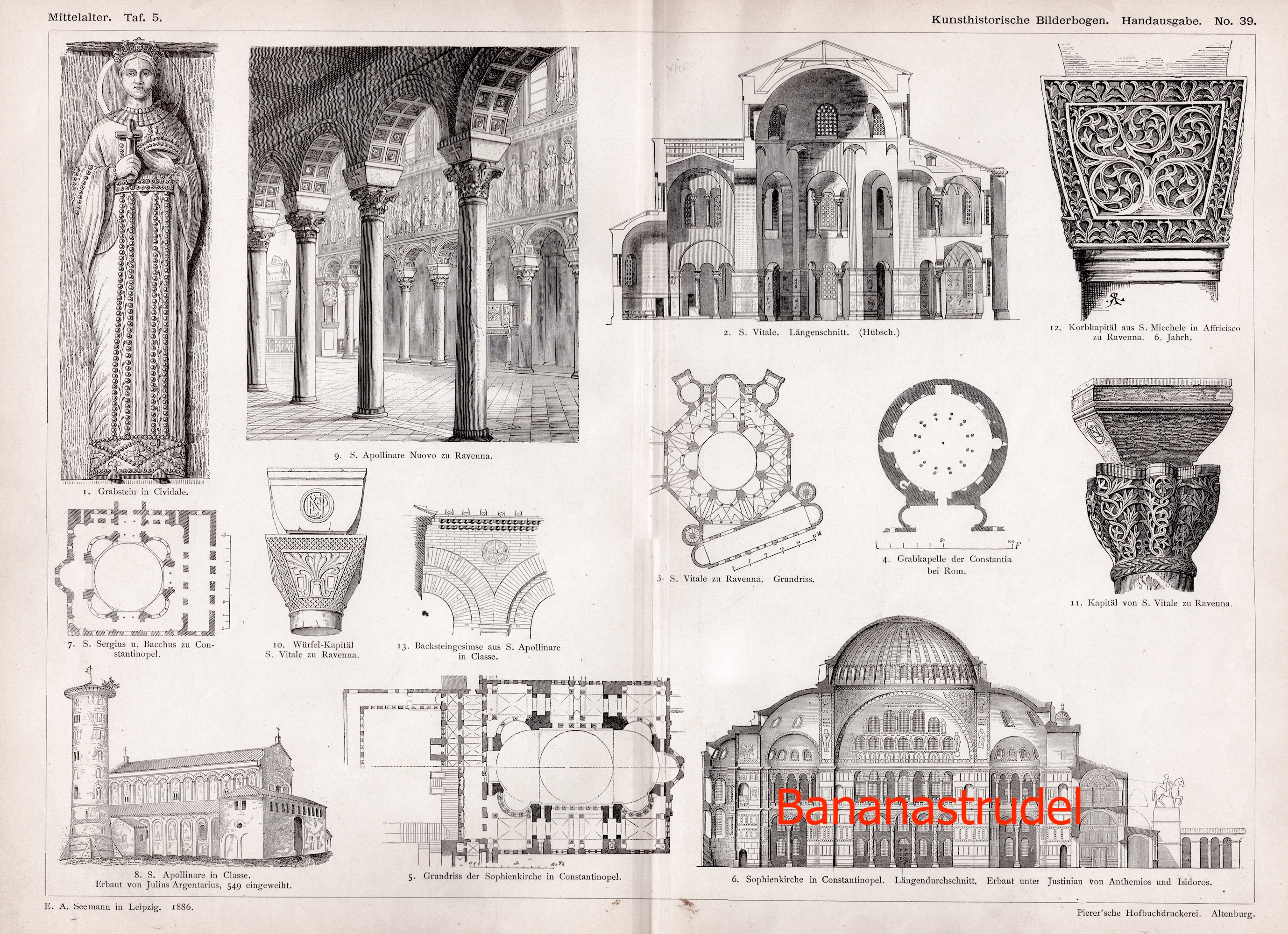San Vitale Ravenna Drawing