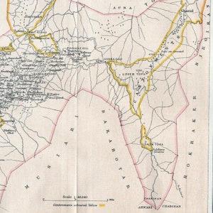 1924 Vintage Map of Murree, India - Pakistan - Etsy