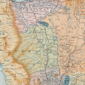 1900 Rare Antique Map of Luzon - Bulacan. Nueva Ecija, Pampanga ...