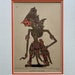 Javanese Dancer - Wayang Figure - Baladéwa of Balarama - Antique 1919 ...