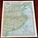 1902 Antique Map of China, Eastern Part - Antique China Map - Century ...
