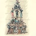 Antique Print of the Social Pyramid the Pyramid to Overthrow Published ...