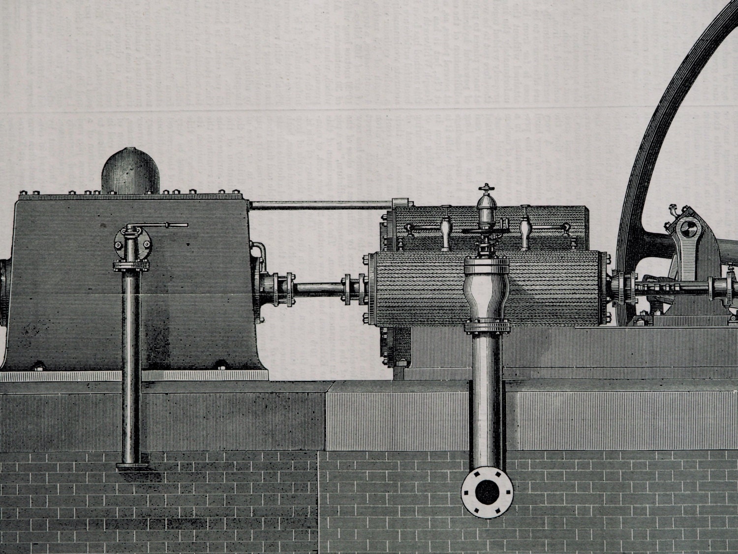 Antique Print of Compound Condensing Engine - September 27, 1878 ...