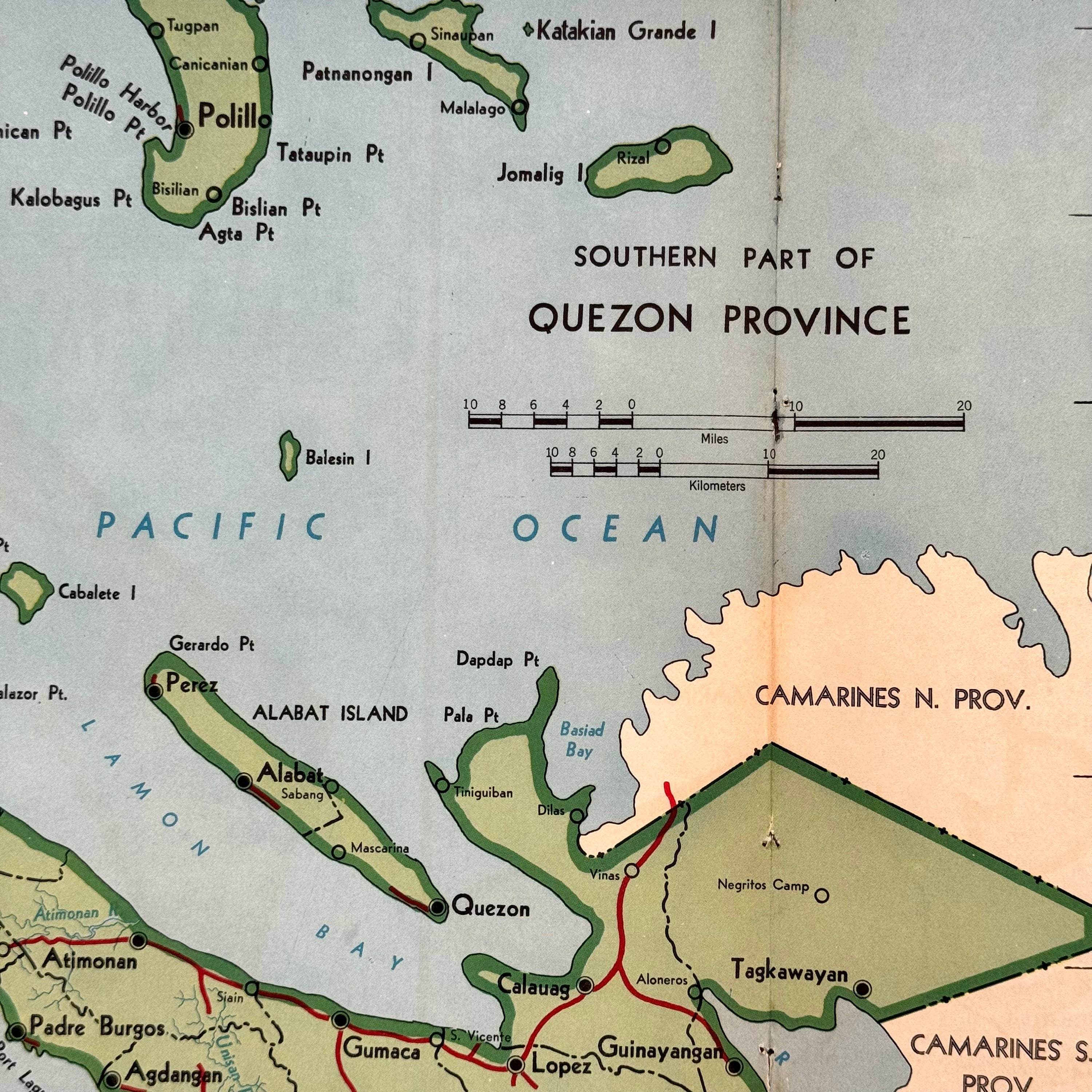 Map Quezon Province Philippines