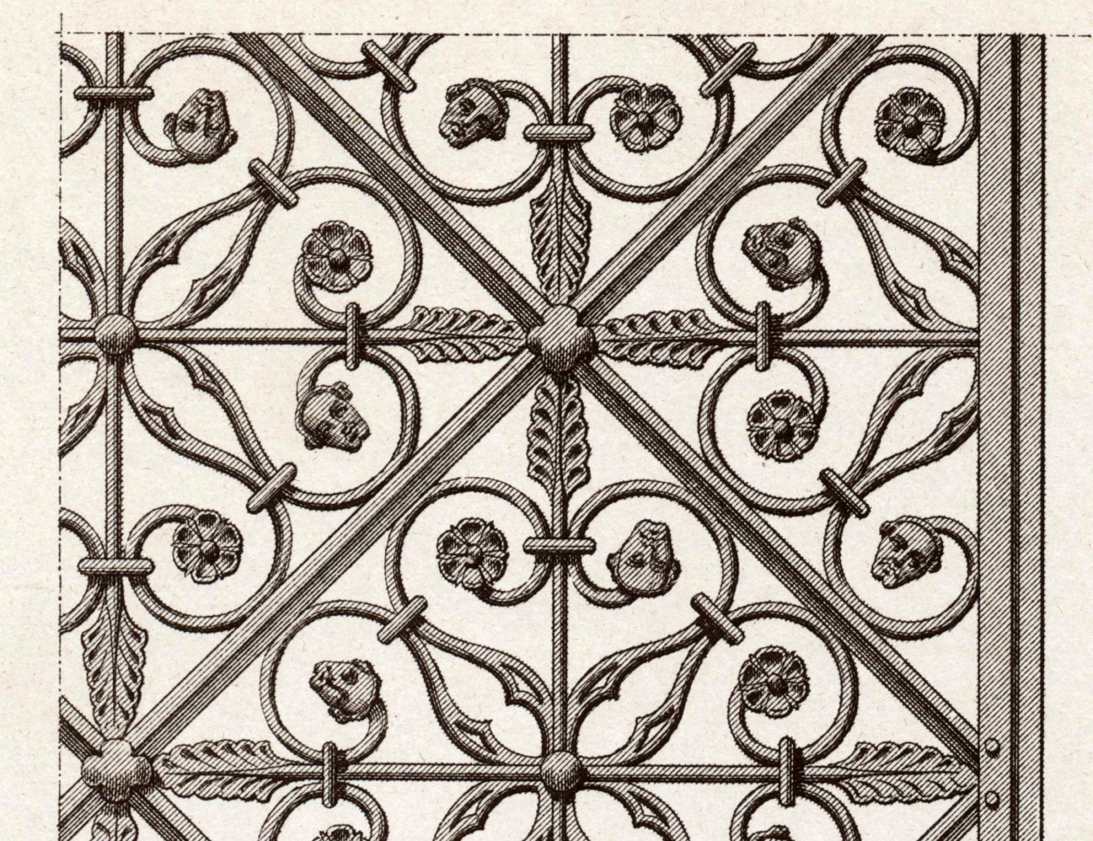 Antique Engraving of a 14th-century Gate in the Museum of Rouen. 1880 ...