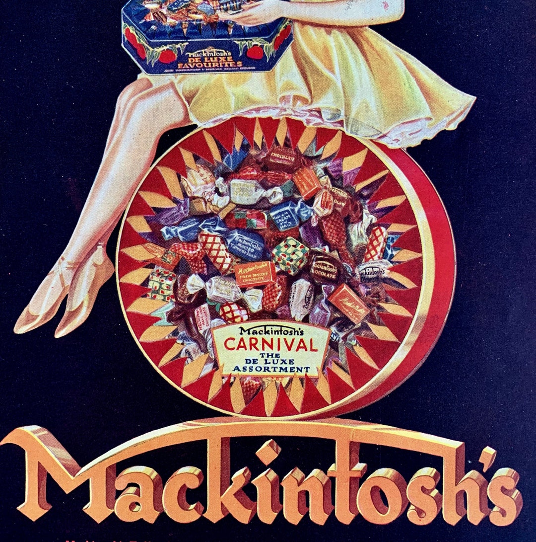 Vintage Mackintosh's Toffee Candy Ad - Rare 1932 Advert - Advertisement ...