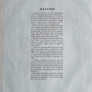 Batanes, Philippines - RARE Large Vintage 1959 Map - Basco - Itbayat - Etsy