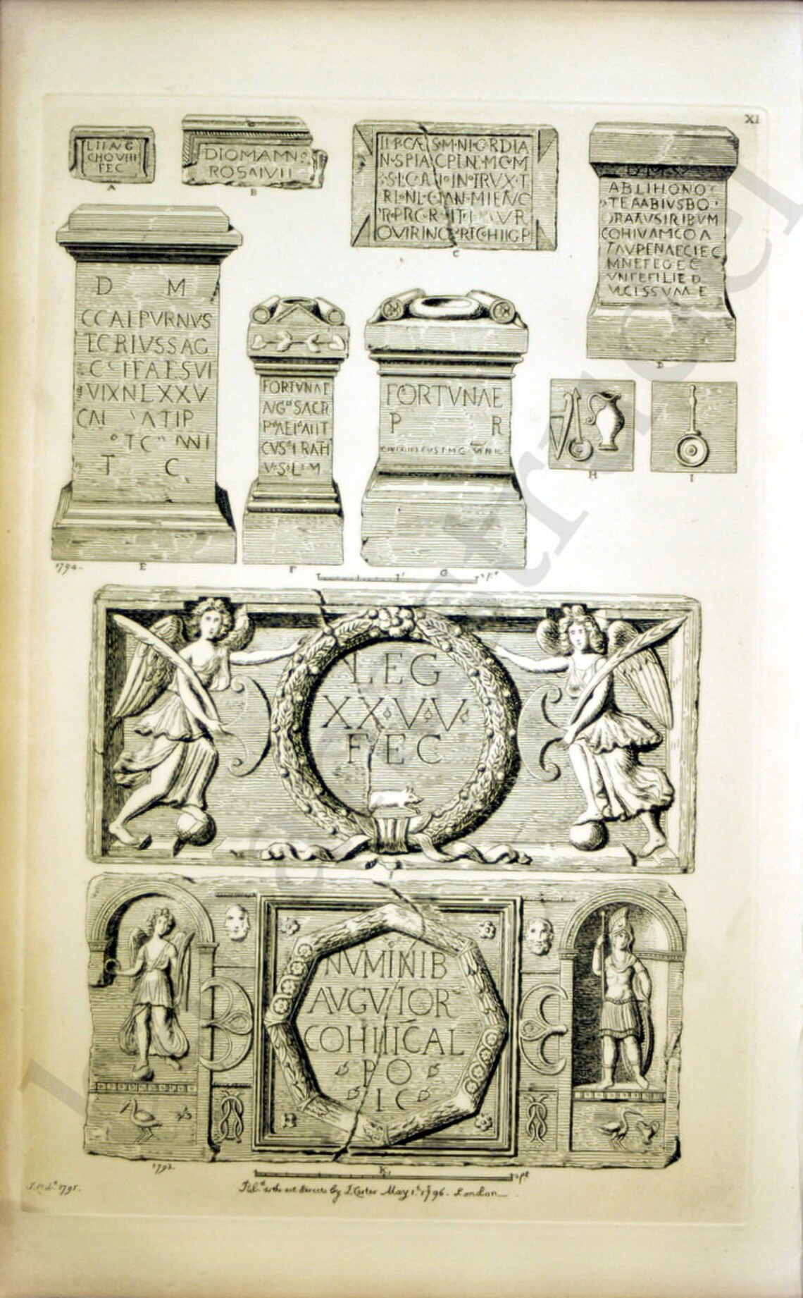 1845 Rare Large English Antique Engraving of British - Etsy