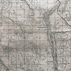 1957 Map of Delamere, Ontario. Where Do You Cottage Series. - Lake ...