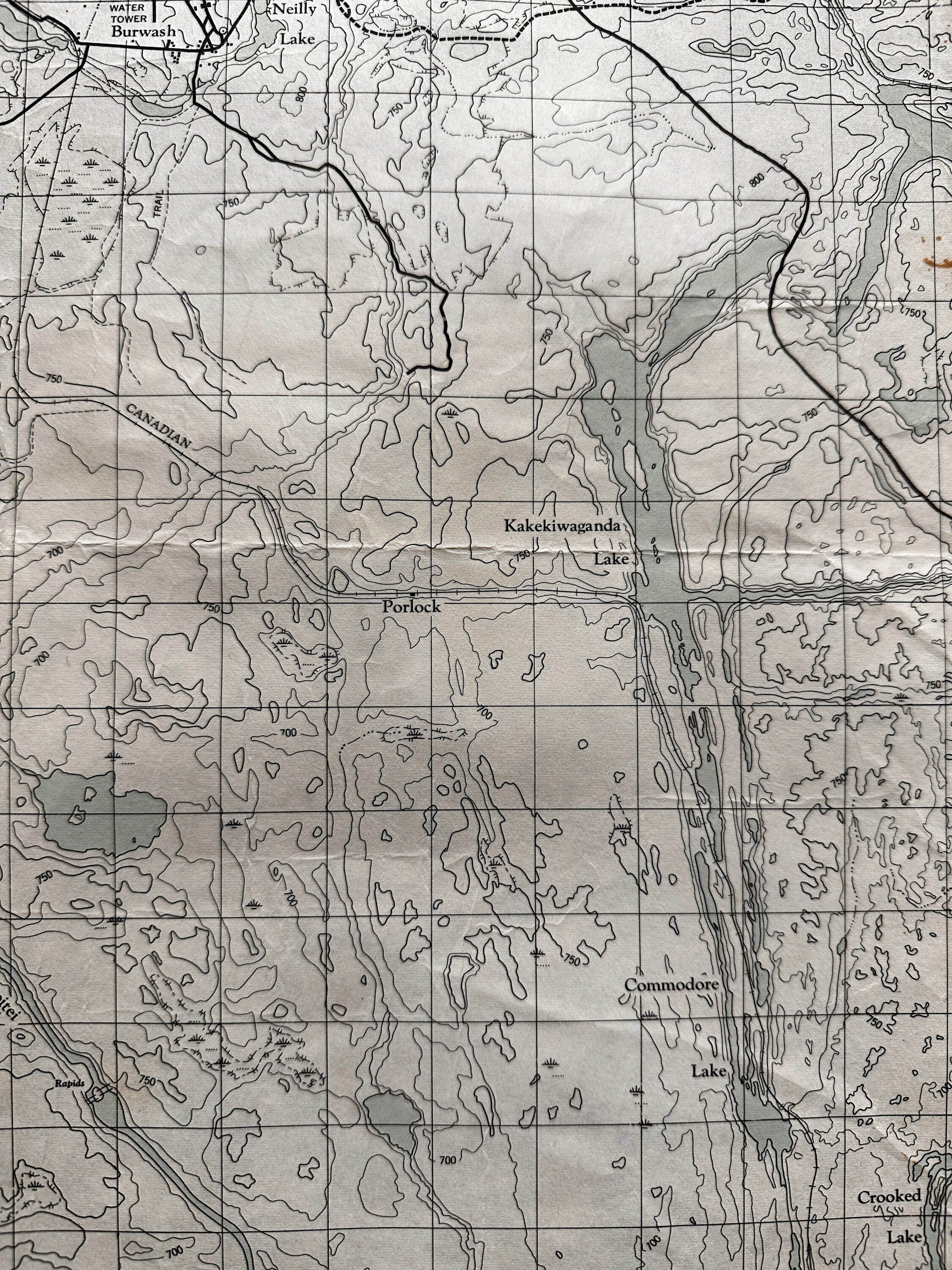 1957 Map of Delamere, Ontario. Where Do You Cottage Series. - Lake ...