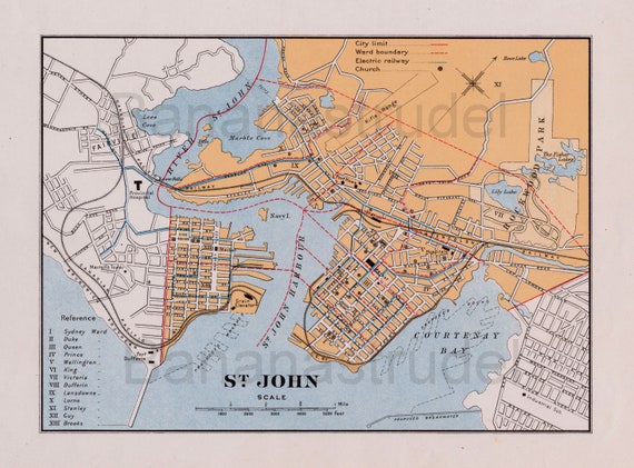 Stjohn Canada City Map St. John's Map