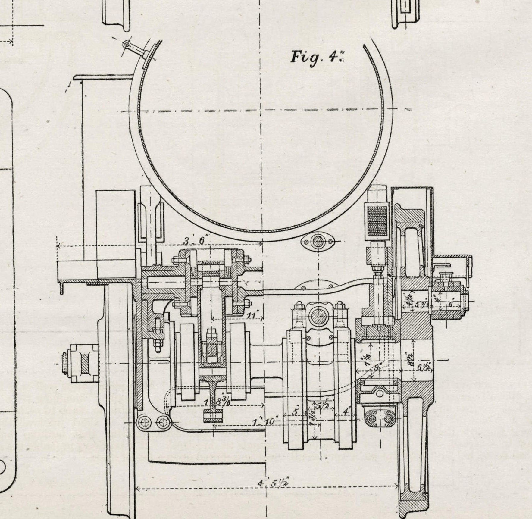 1880 Large Antique Engineering Drawing Goods Locomotive for - Etsy UK
