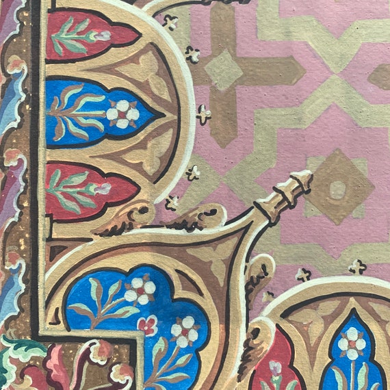 Rare 1930s Original Ornate Hand Drawing and - Etsy