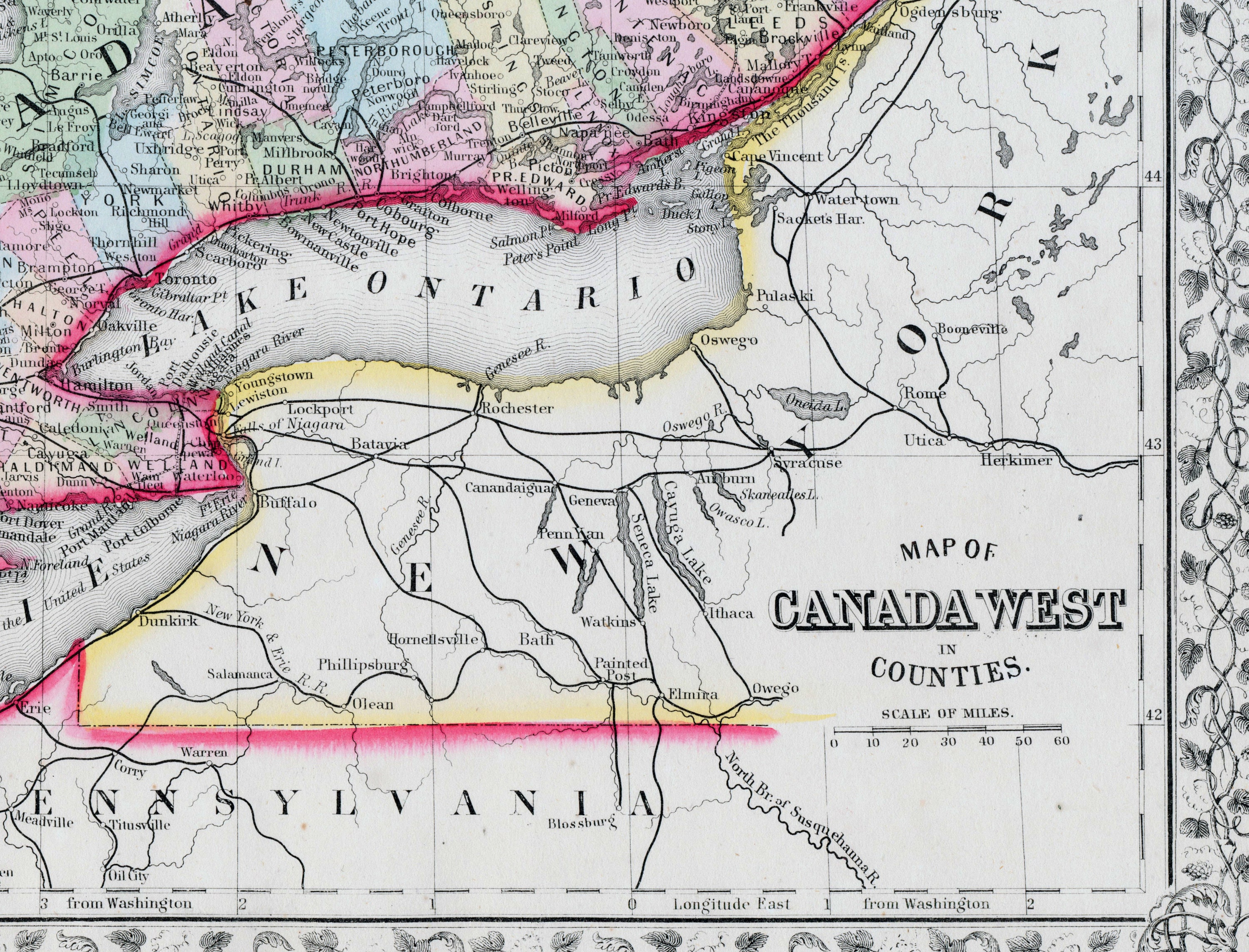Map Of Southeastern Canada