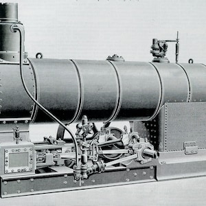 1889 Antique Engineering Drawing of Engines at the Windsor Show ...