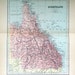 1901 Antique Map of Queensland, Australia - Etsy