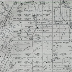 1906 Rare Large Antique Map of Puslinch Township, Wellington County ...